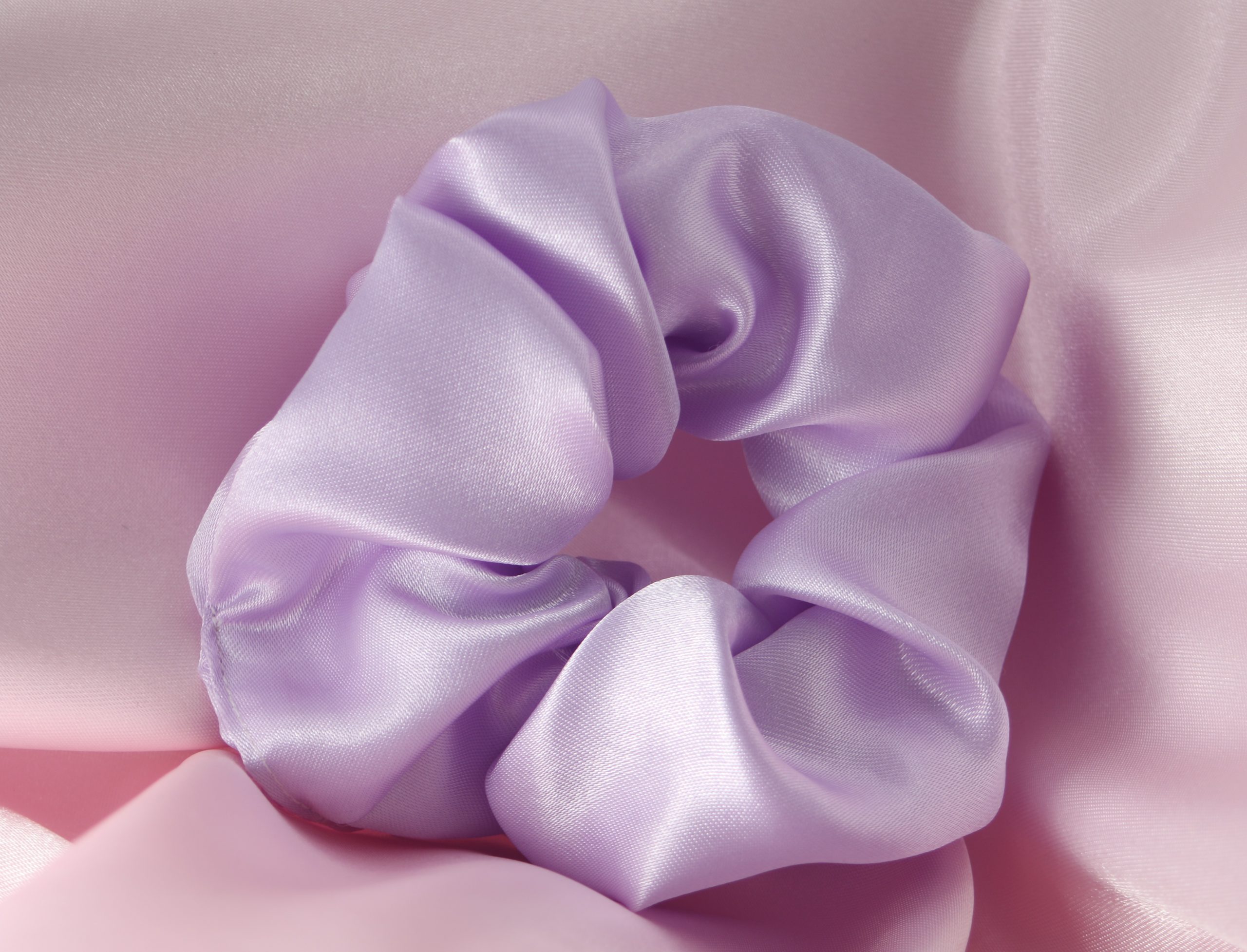 Luxury Satin Lilac Scrunchies – Princess and Pooch Accessories & Pet ...