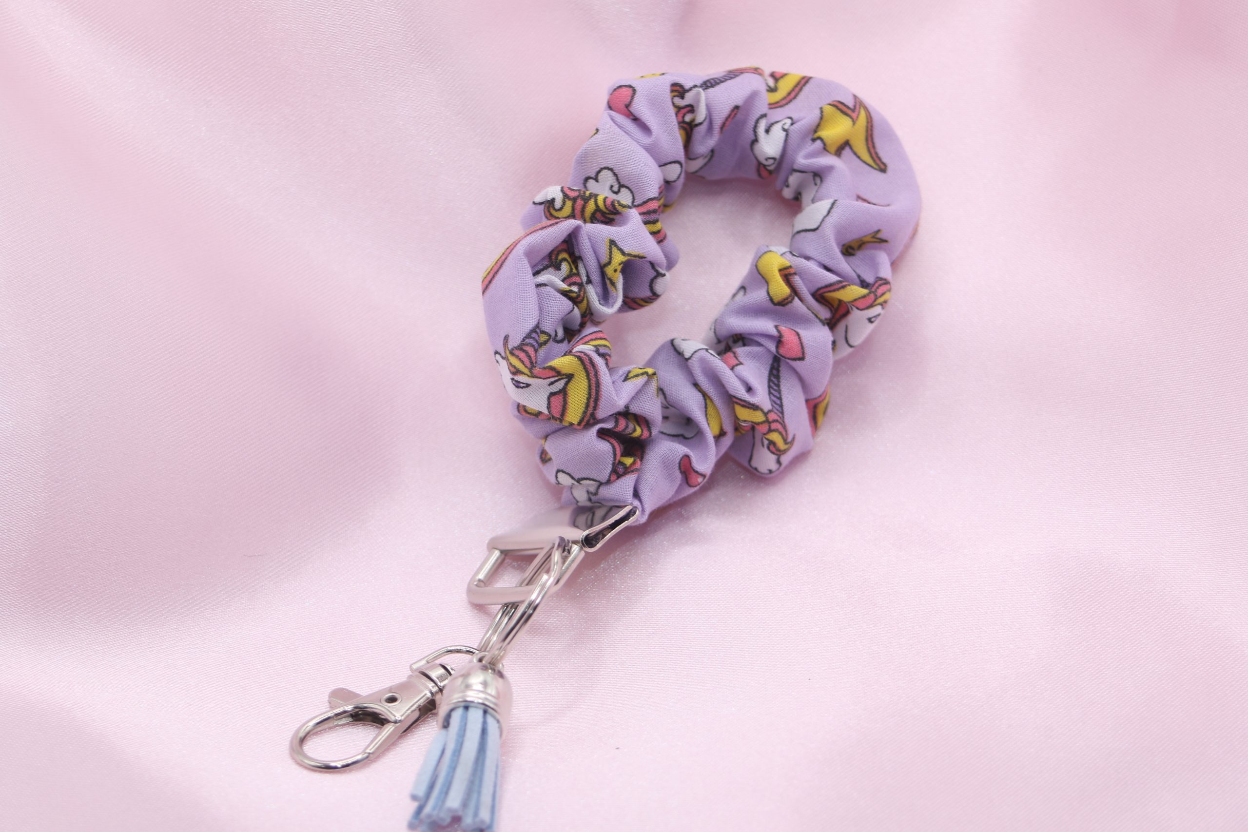 Unicorn Scrunchie Wrist Keychain – Princess and Pooch Accessories & Pet ...